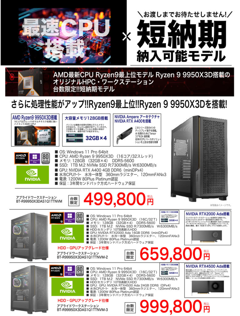 HPC＆BTO＆NAS ご紹介ページ - アプライド大学・研究室向け:アプライドダイレクトforUnivアプライド大学・研究室向け:アプライドダイレクトforUniv