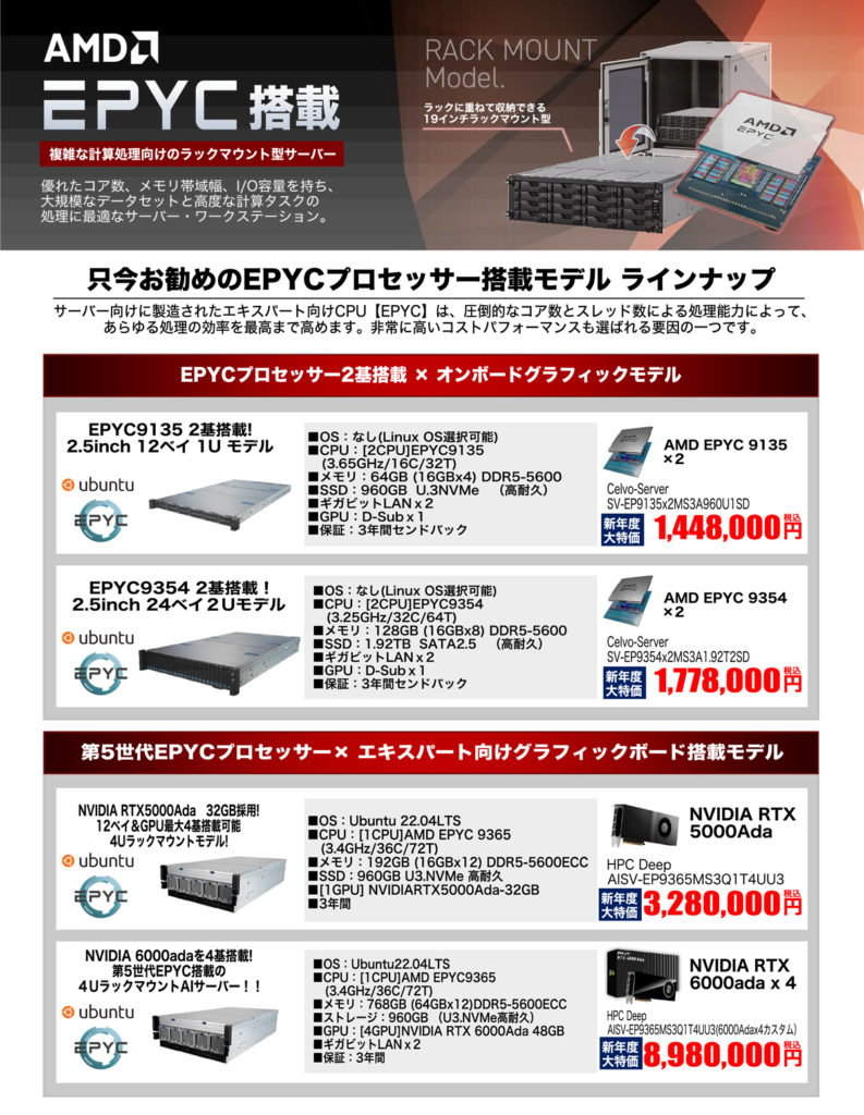 HPC＆BTO＆NAS ご紹介ページ - アプライド大学・研究室向け:アプライドダイレクトforUnivアプライド大学・研究室向け:アプライド ...